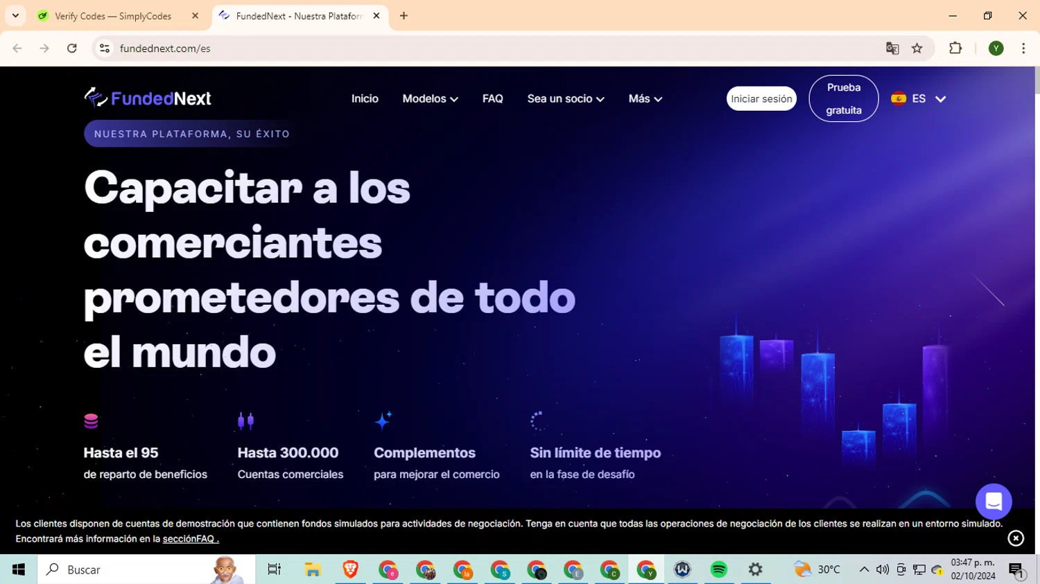 FundedNext Coupon Codes - 15% Off | November 2024