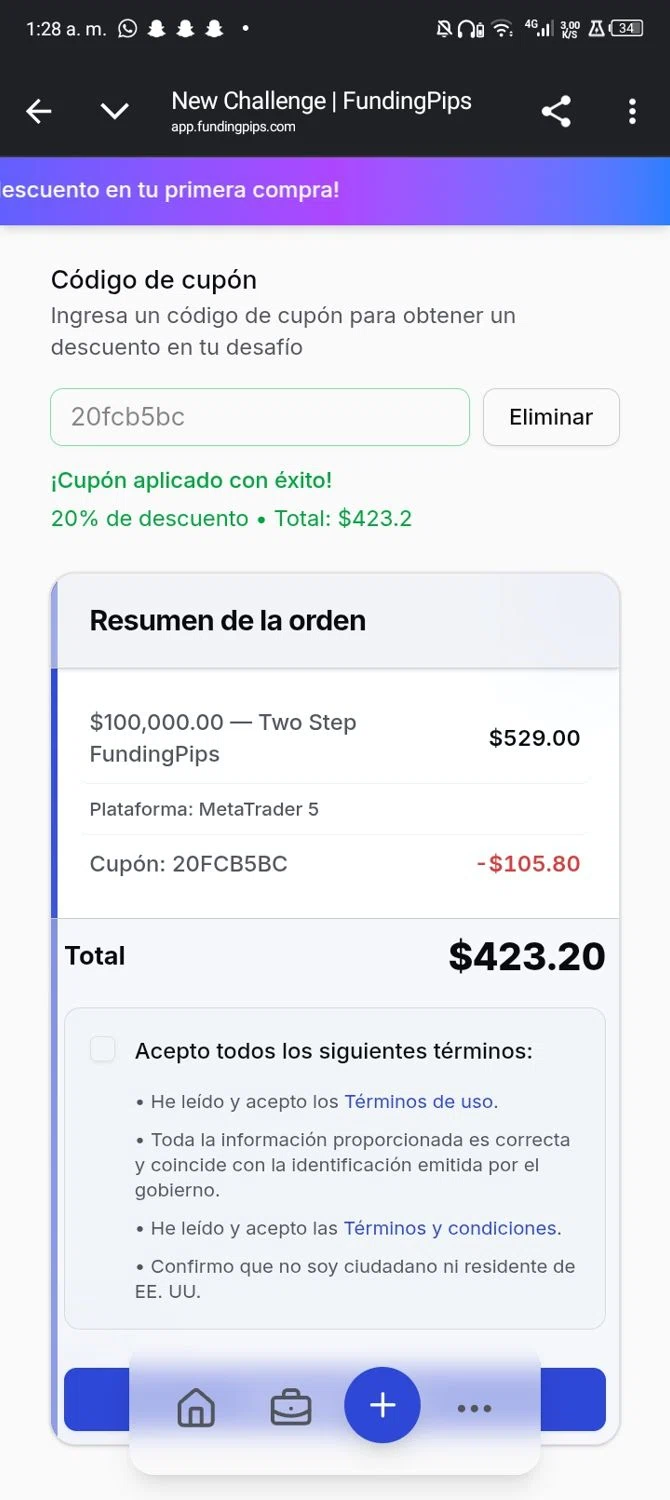 Funding Pips Promo Codes - 20% Off (12 Verified) Feb 2026