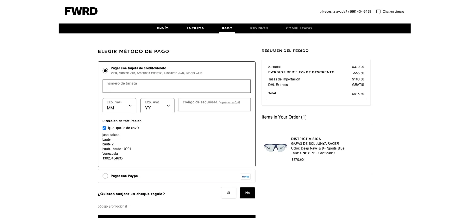 FWRD Promo Codes - 10% Off (4 Verified) June 2026