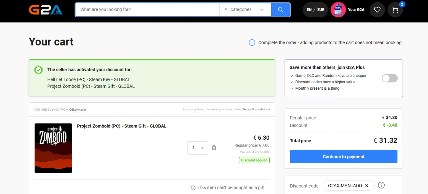 G2A Discount Codes (7 Verified) - 10% Off Sitewide Jan 2025