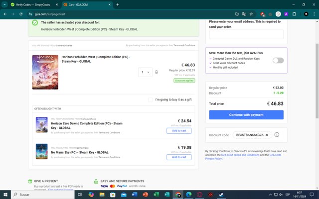 G2A Discount Codes & Black Friday 2024 Deals - 10% Off