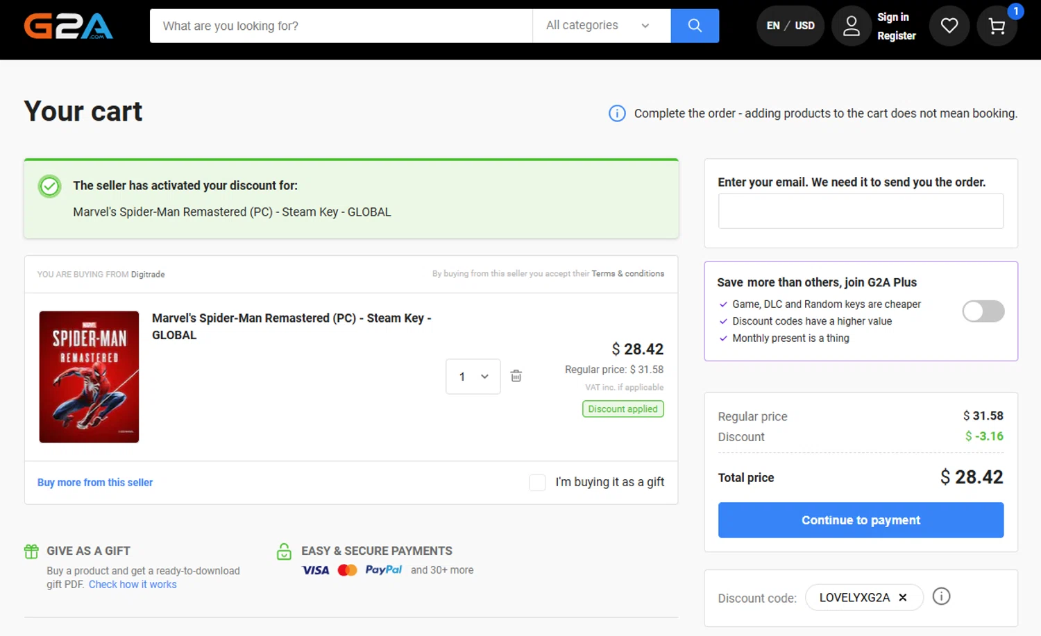 G2A Discount Codes - 12% Off | November 2024