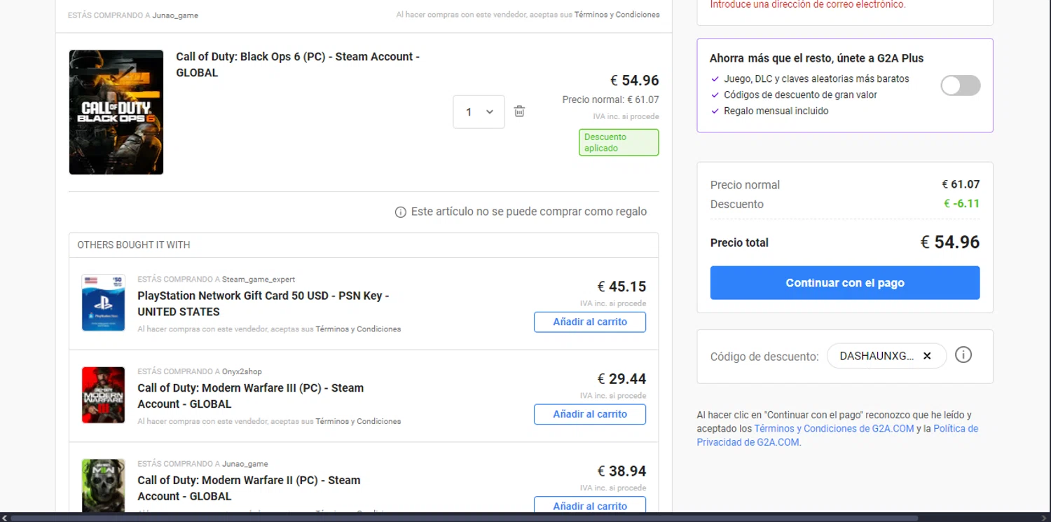 G2A Discount Codes & Black Friday 2024 Deals - 10% Off