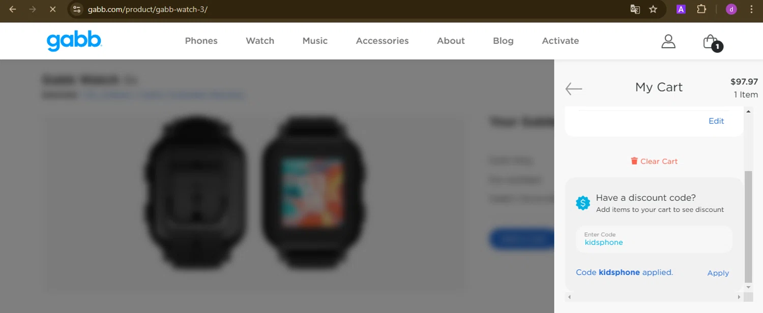 Gabb Discount Codes - $25 Off | November 2024
