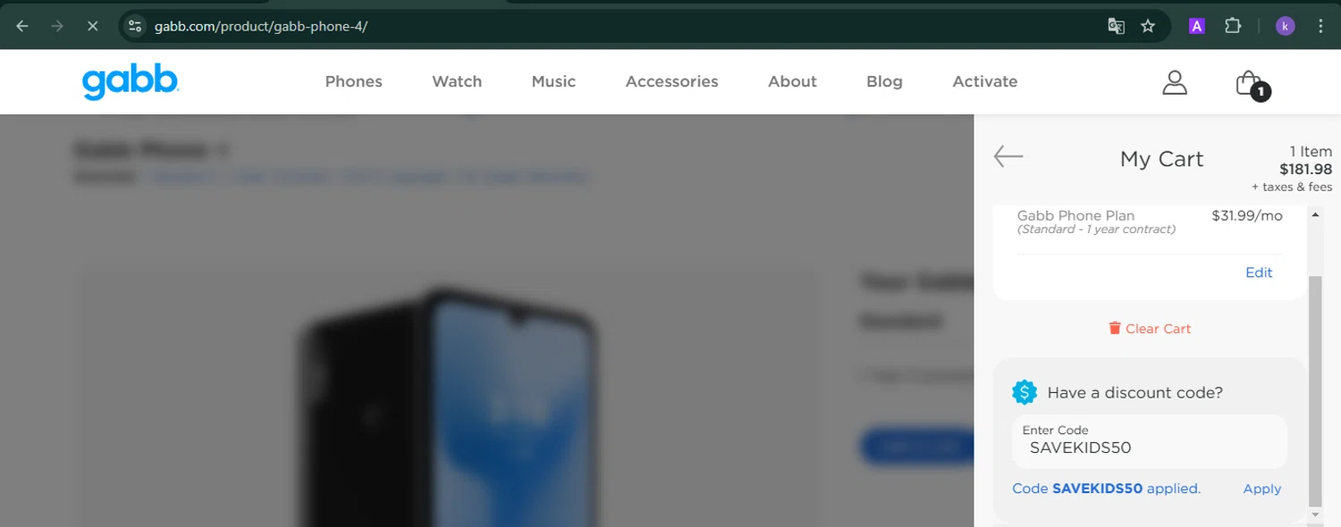 Gabb Discount Codes (28 Verified) - $60 Off w/ Code Jan 2025
