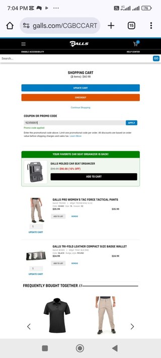 Galls Promo Codes (3 Verified) - 14% Off Sitewide Feb 2025