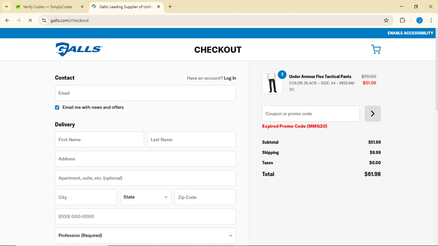 Galls Promo Codes - 25% Off (4 Verified) Dec 2025