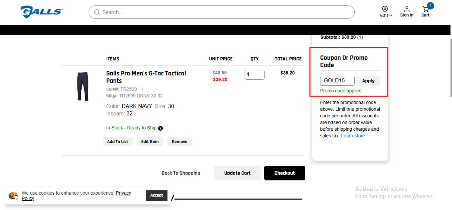 Galls Discount Codes - 25% Off (4 Verified) Nov 2025