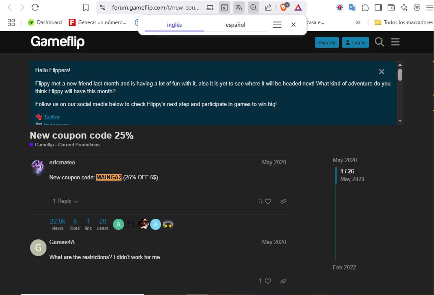 Gameflip Promo Codes (5 Verified) - 20% Off w/Code Jul 2025