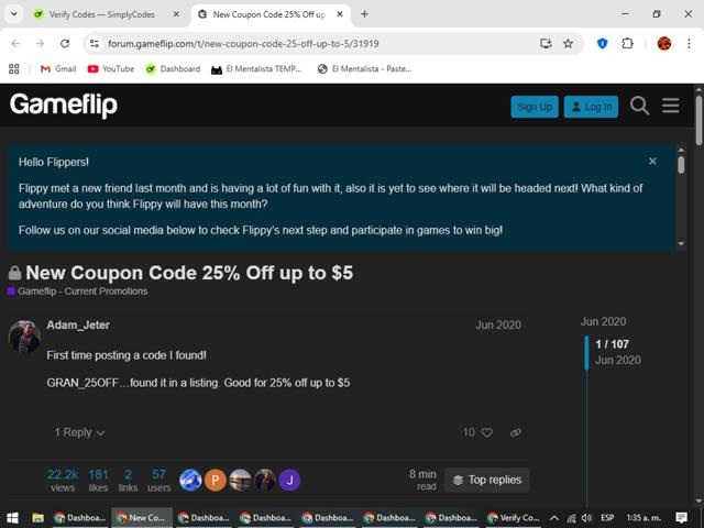 Gameflip Promo Codes (4 Verified) - 25% Off w/Code Sep 2025