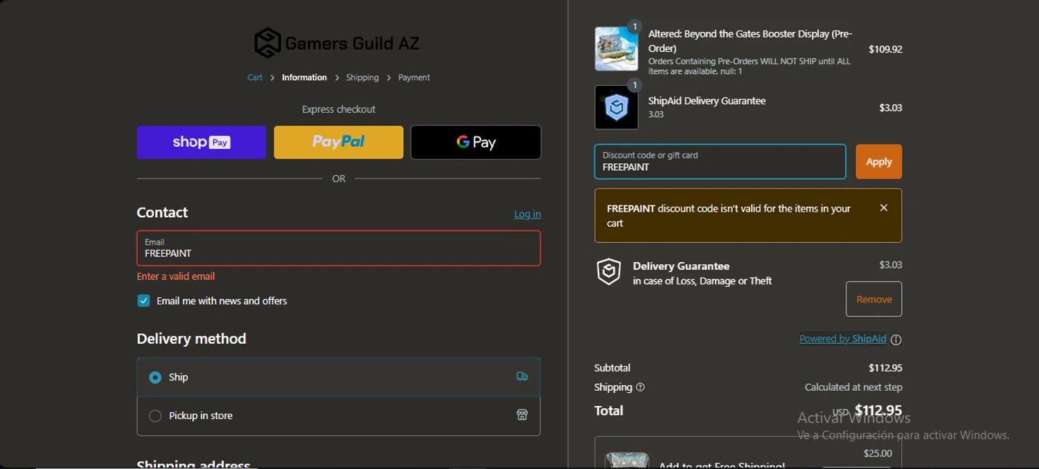 Gamers Guild AZ Discount Codes - 10% Off | October 2024