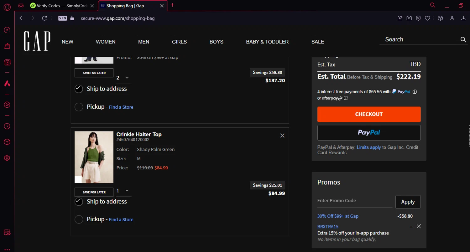 Gap Promo Codes - 15% Off | September 2024
