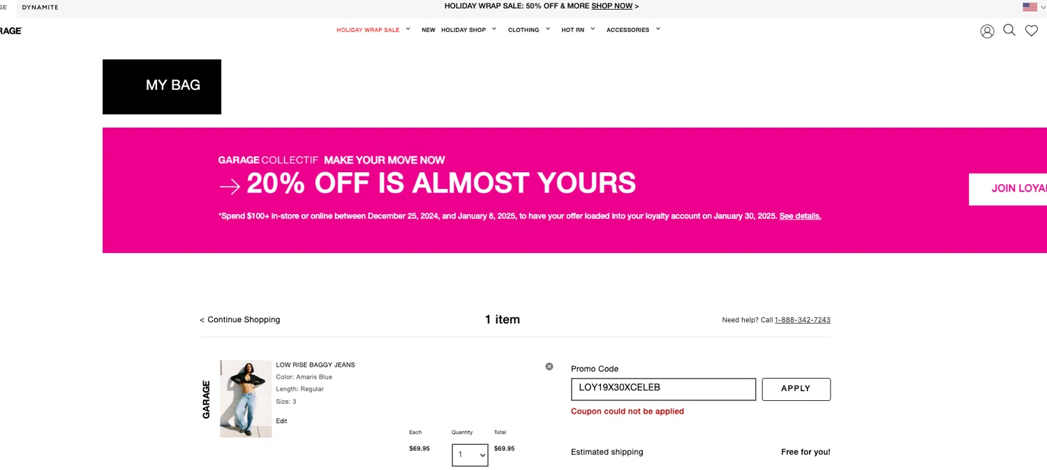 Garage Clothing Promo Codes - 30% Off Coupons Sep 2025