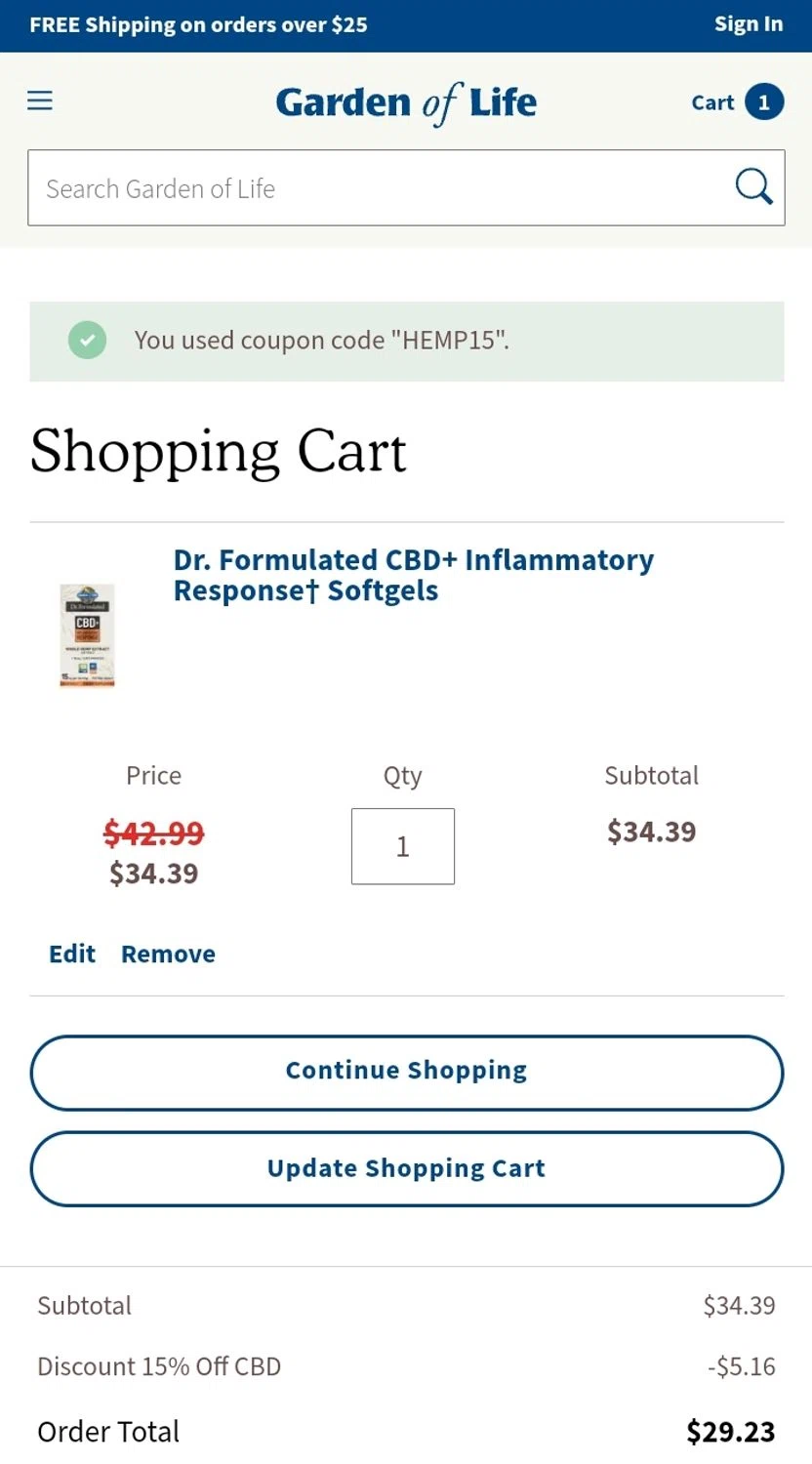Garden of Life Coupons - 20% Off | September 2024