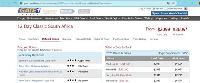 Gate 1 Travel Promo Codes - $1,000 Off Oct 2025