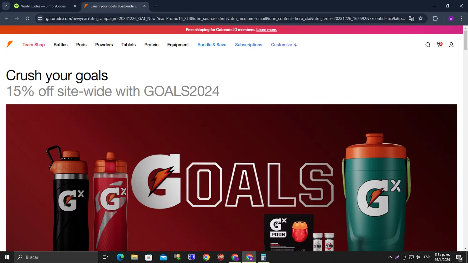 Gatorade Promo Codes – 15% Off | April 2024