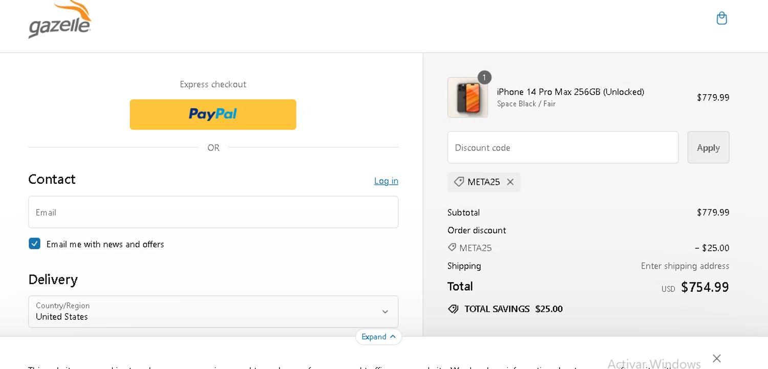 Gazelle Discount Codes - $20 Off | September 2024