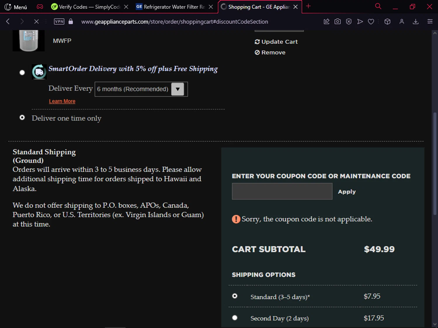 GE Appliance Parts Coupon Codes - 15% Off | September 2024