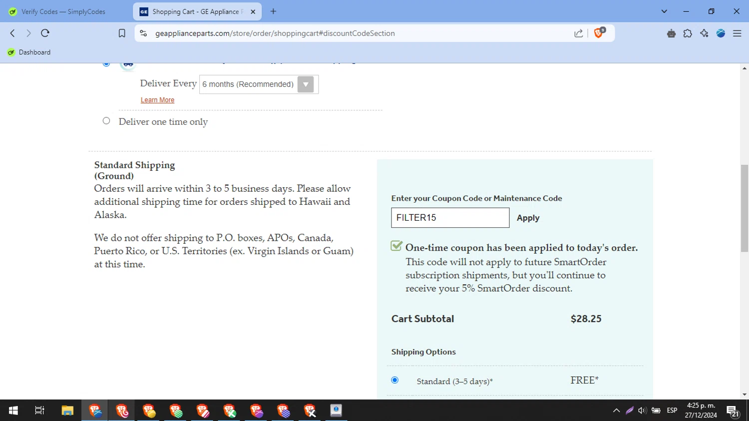 GE Appliance Parts Promo Code (4 Verified) - 10% Off Jan 2025