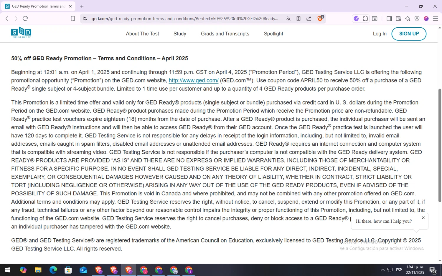 GED Promo Codes - 10% Off Sitewide (3 Verified) Dec 2025