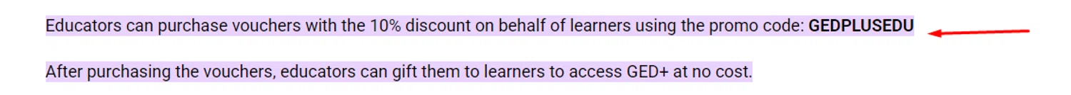GED Promo Codes - 25% Off w/Code (1 Verified) Mar 2026