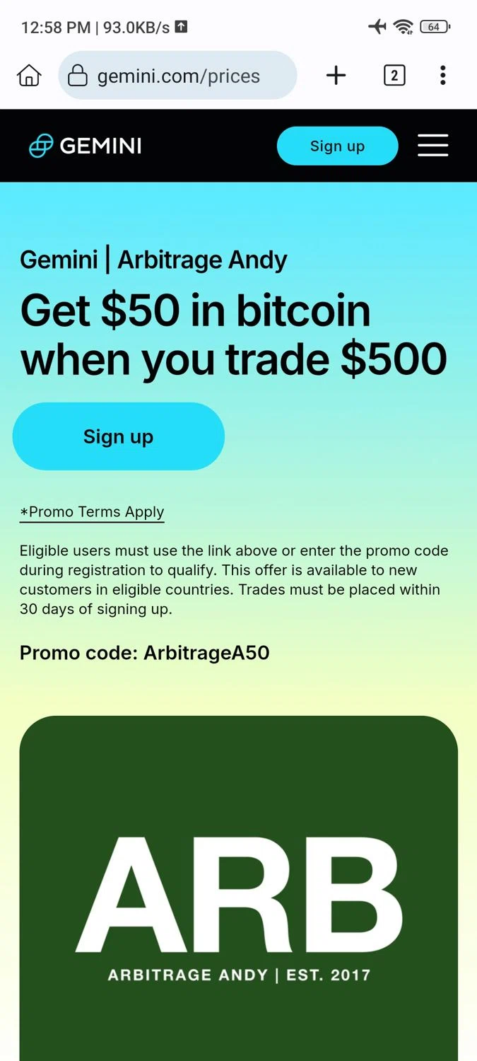 Gemini Promo Codes - $100 Off | September 2024