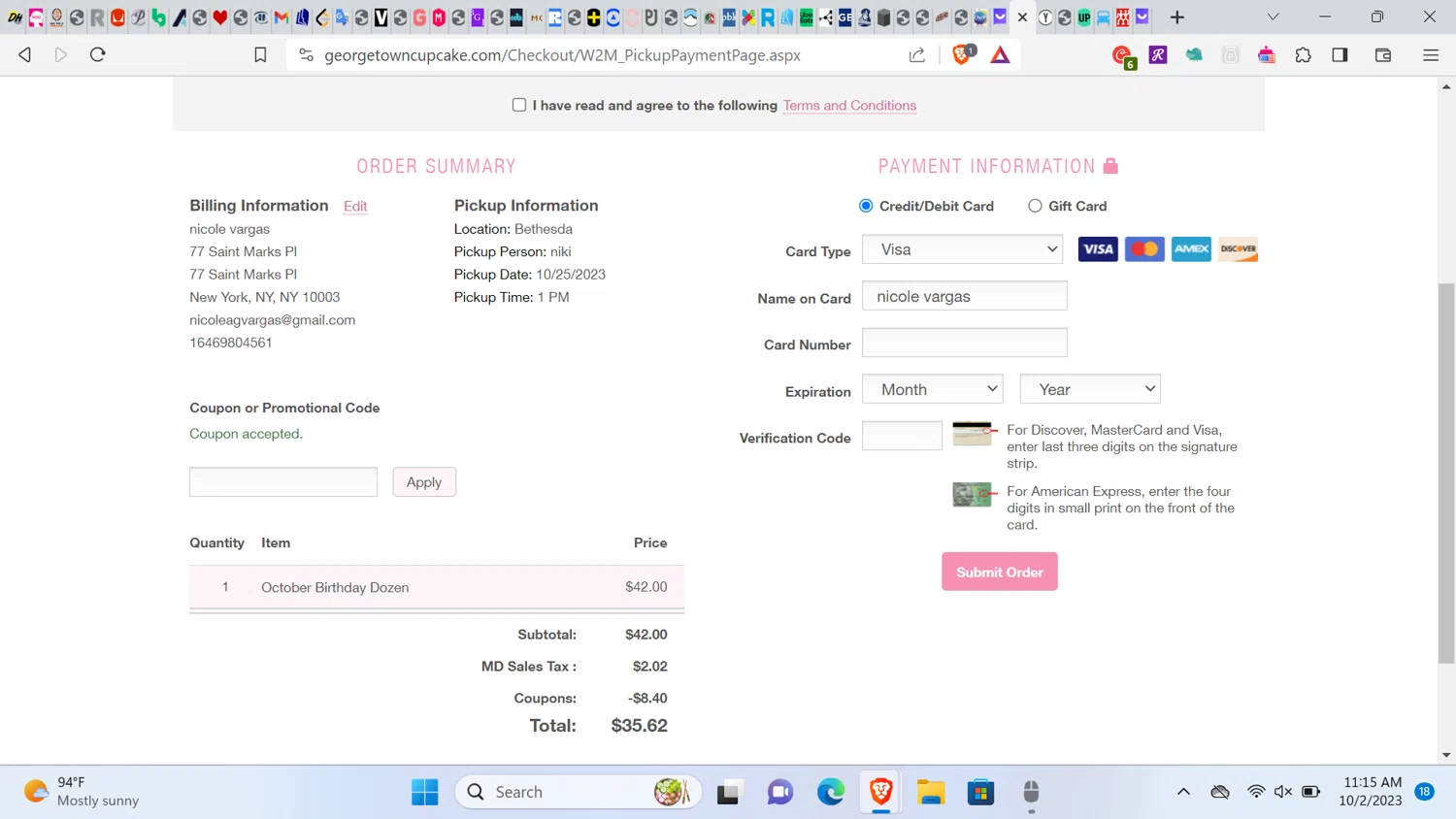 Georgetown Cupcake Promo Codes - 20% Off Coupons Jan 2025