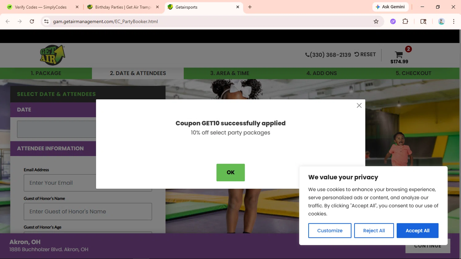 Get Air Trampoline Park Promo Codes - 20% Off May 2026