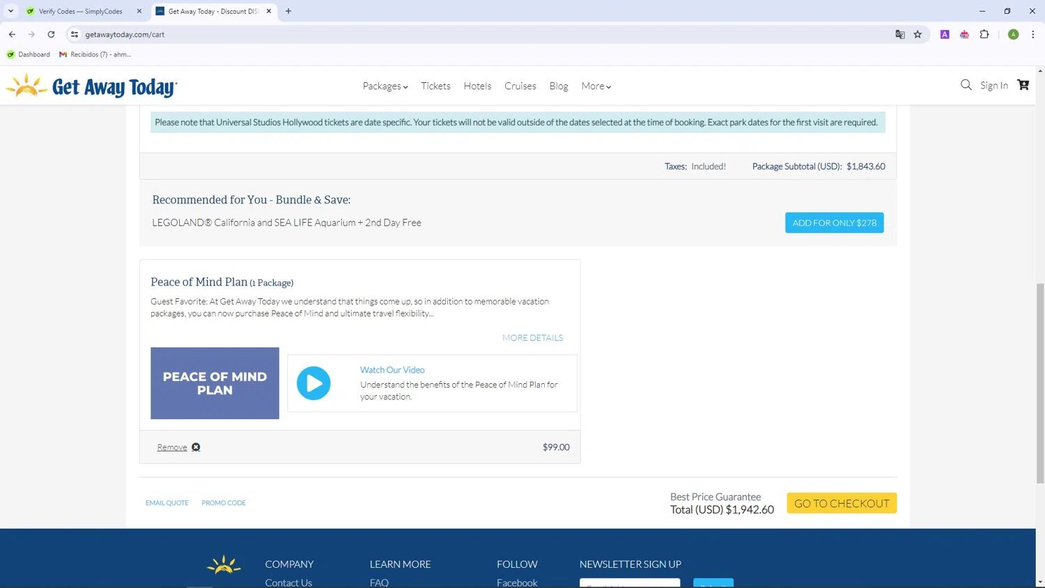 Get Away Today Promo Codes - $10 Off | September 2024