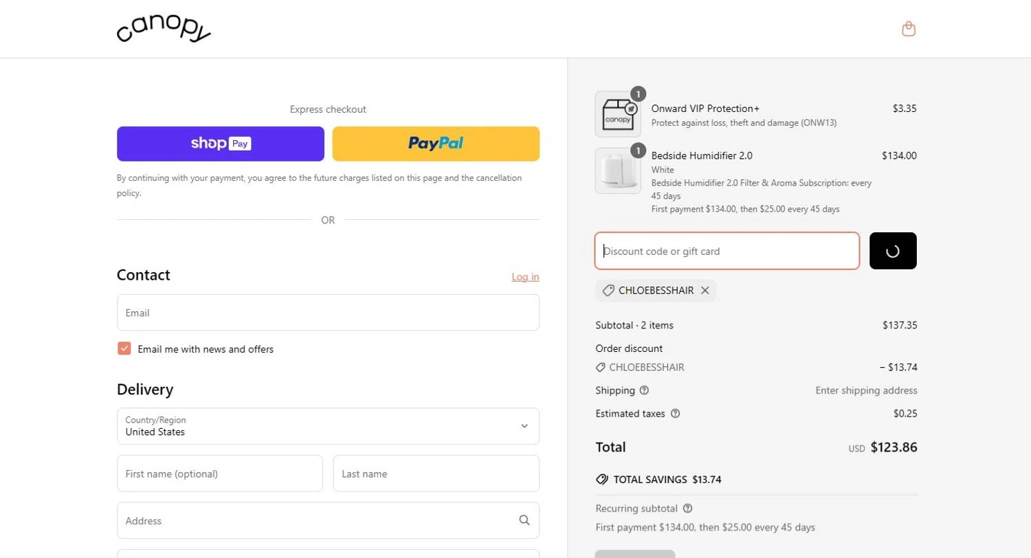 Canopy Discount Codes - 10% Off (9 Verified) Aug 2025