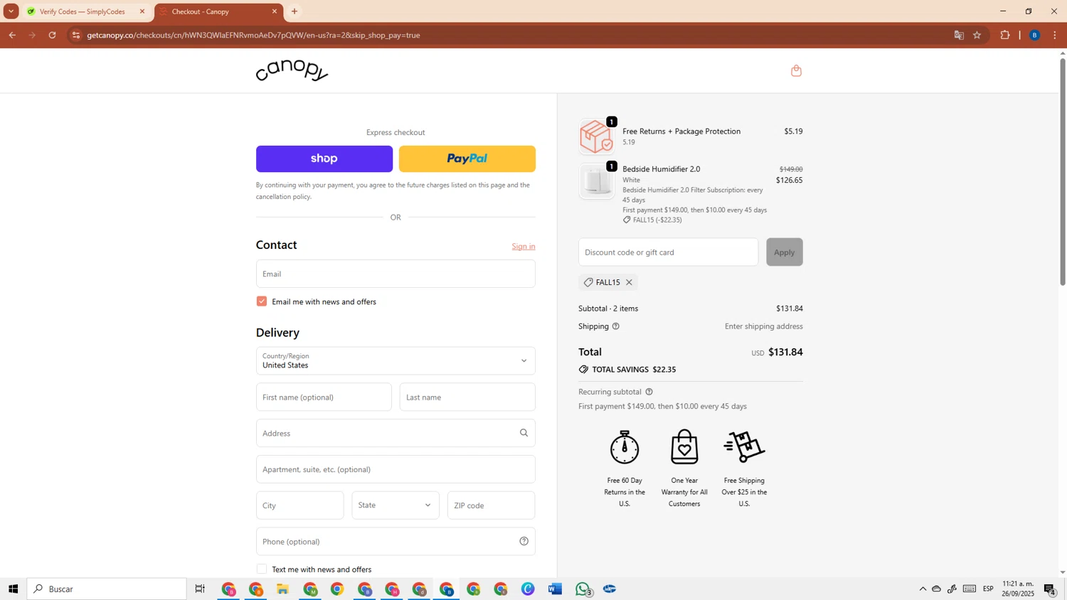 Canopy Discount Codes - 20% Off (7 Verified) Oct 2025