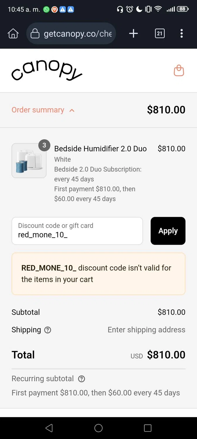 Canopy Discount Codes - 20% Off (7 Verified) Oct 2025