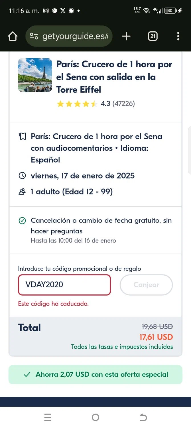 GetYourGuide Promo Codes - 10% Off Coupons Jan 2025
