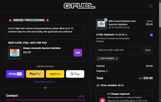 G Fuel Discount Codes - 20% Off (3 Verified) Jun 2025