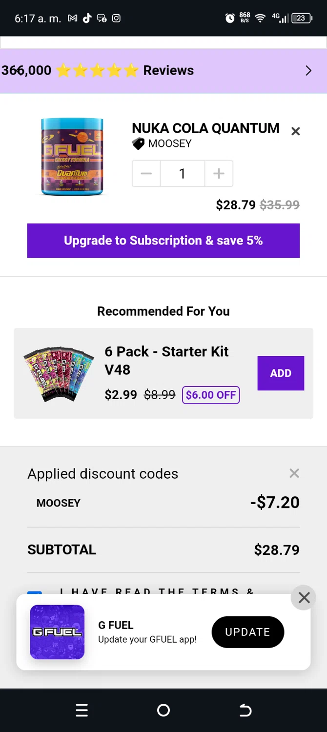 G Fuel Discount Codes - $3 Off Coupons in August 2024 | SimplyCodes