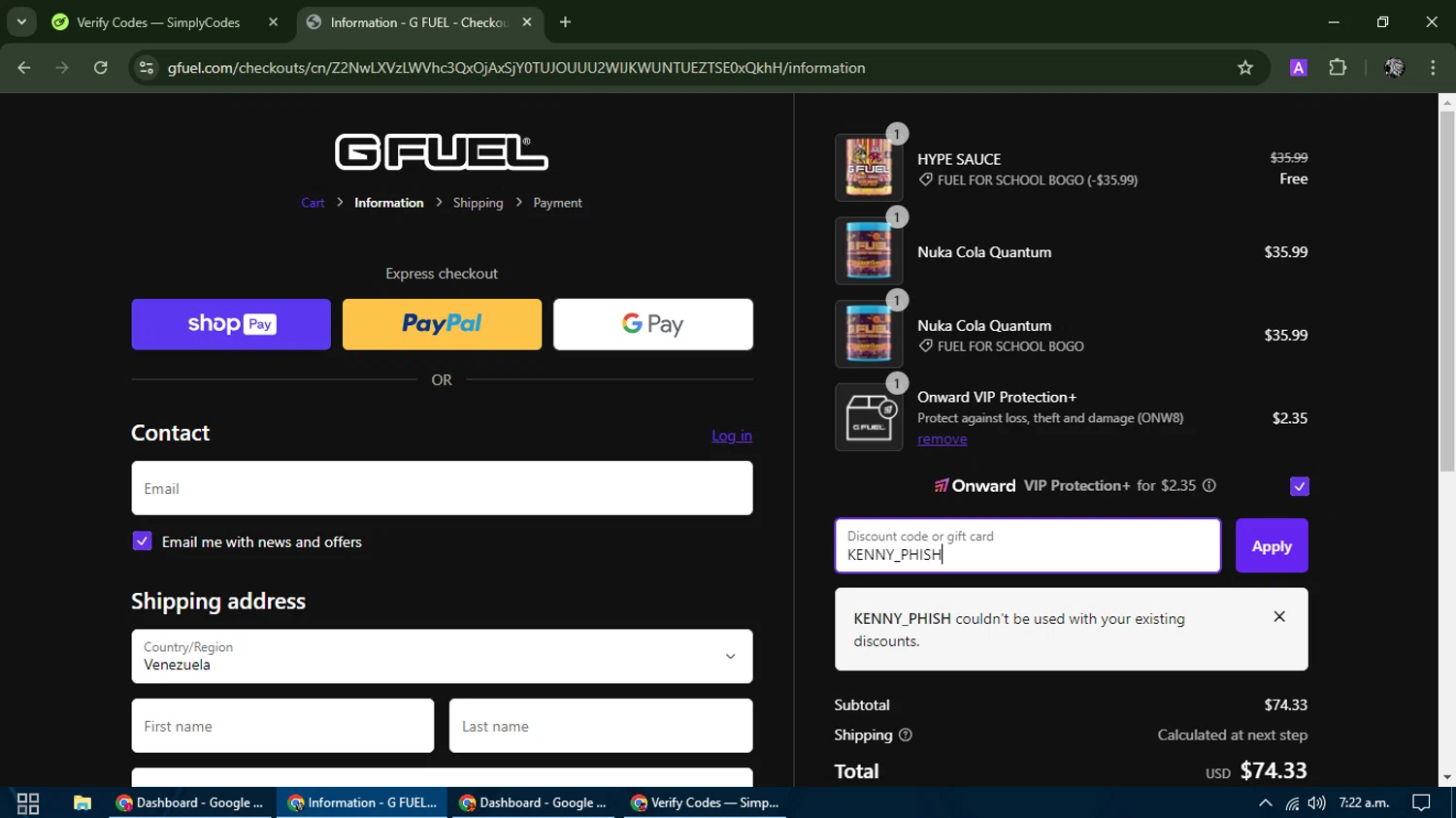 G Fuel Discount Codes - $3 Off Coupons in August 2024 | SimplyCodes
