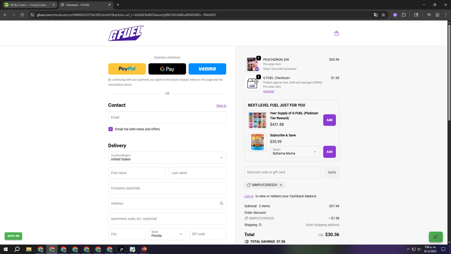 G Fuel Promo Codes - 20% Off (3 Verified) Dec 2025