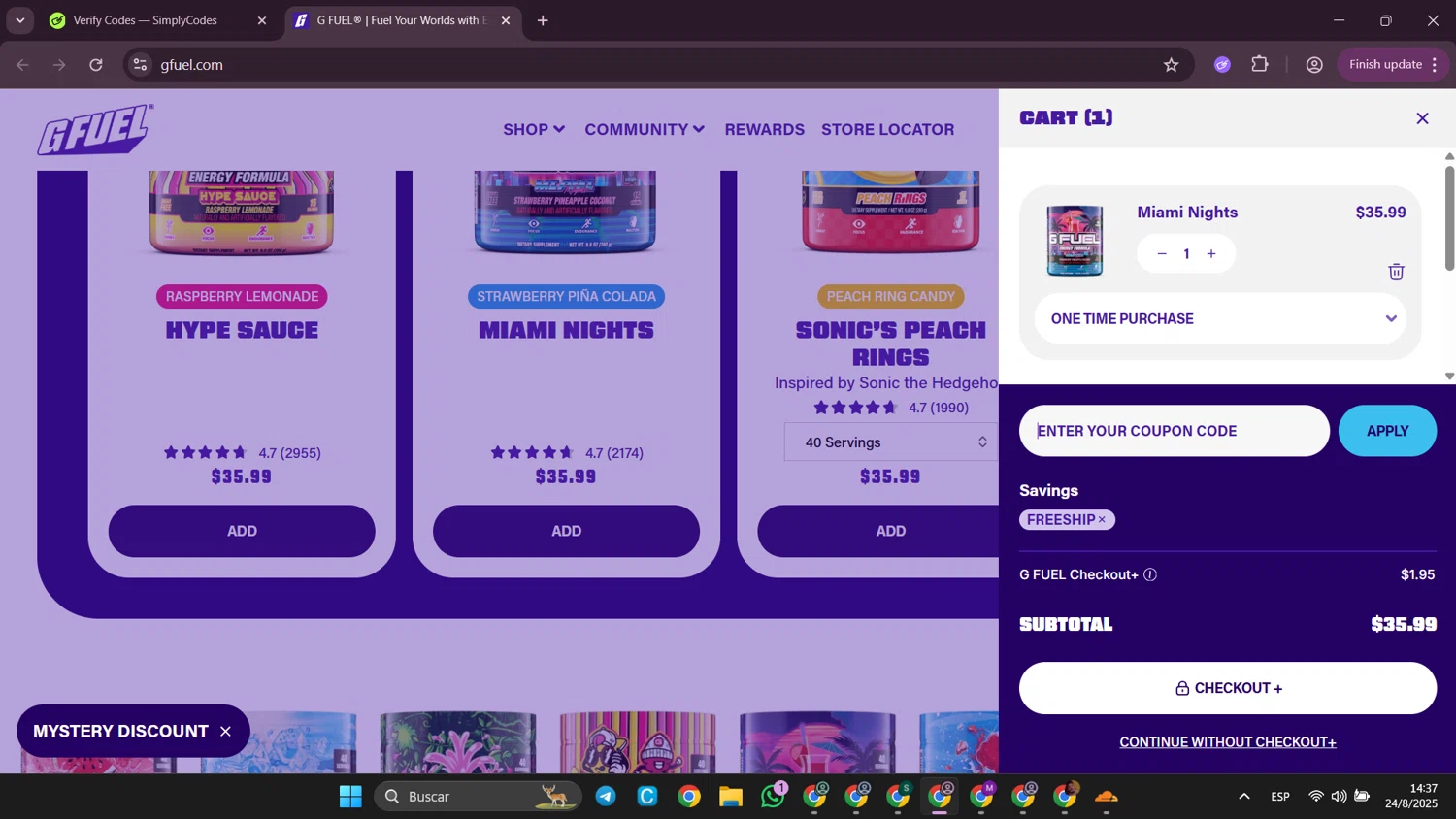 G Fuel Promo Codes - 20% Off (3 Verified) Jan 2026