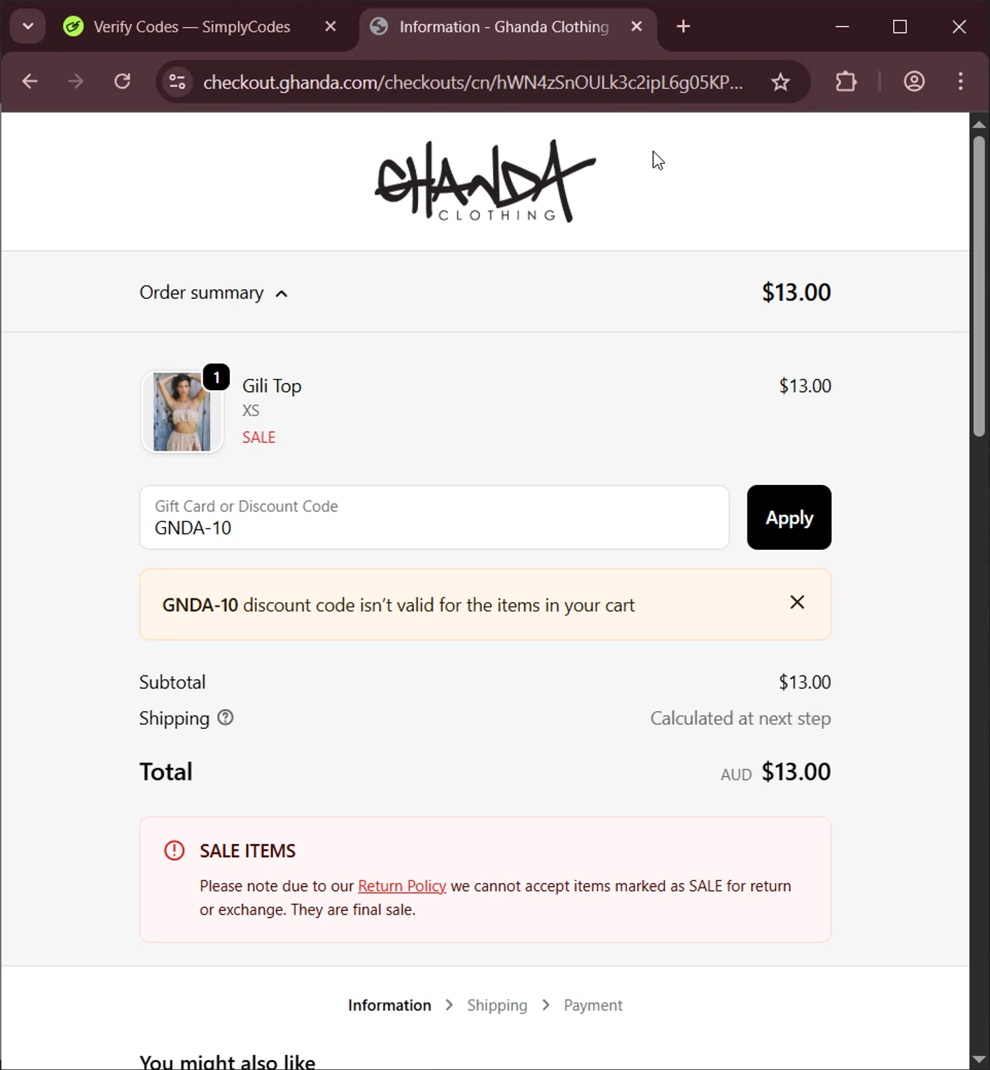 Ghanda Clothing Promo Code - 20% Off (Verified) Dec 2025