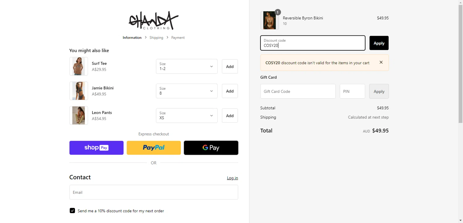 Ghanda Clothing Coupons & Black Friday 2024 Deals - 20% Off