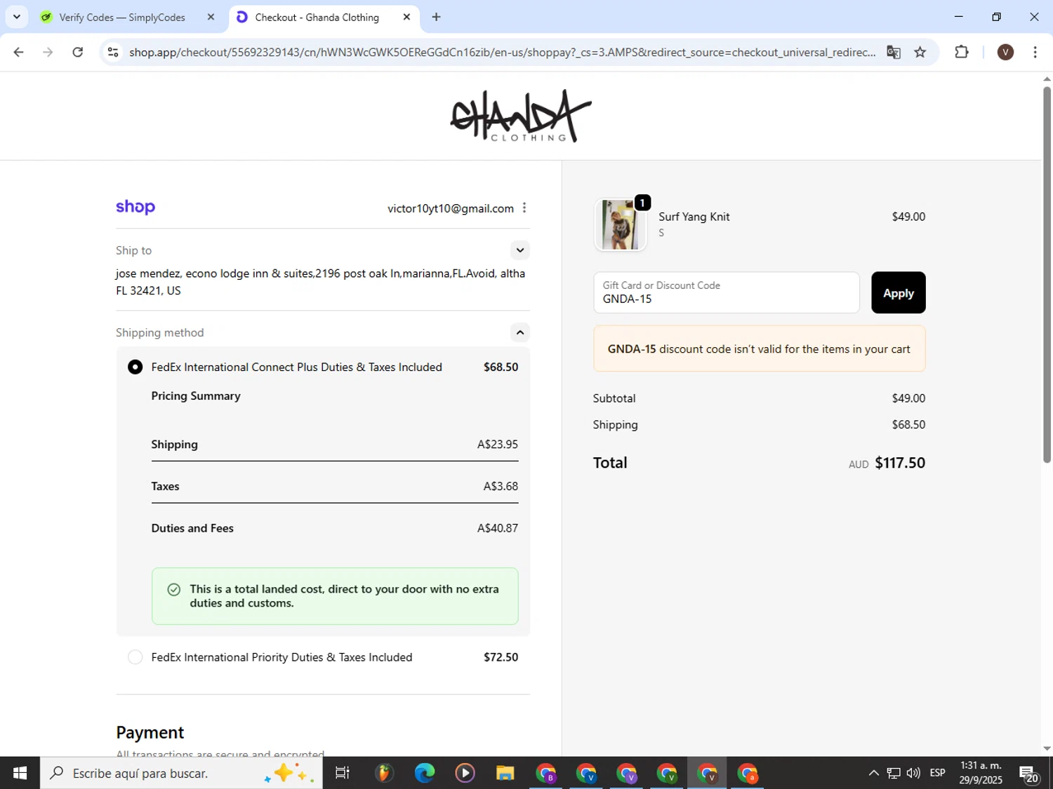 Ghanda Clothing Promo Codes (7 Verified) - 20% Off Oct 2025