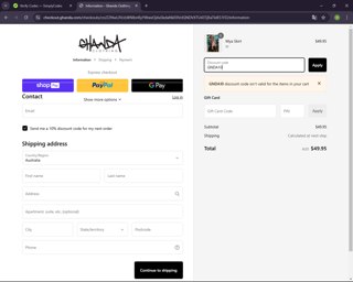 Ghanda Clothing Promo Codes - 25% Off | January 2025