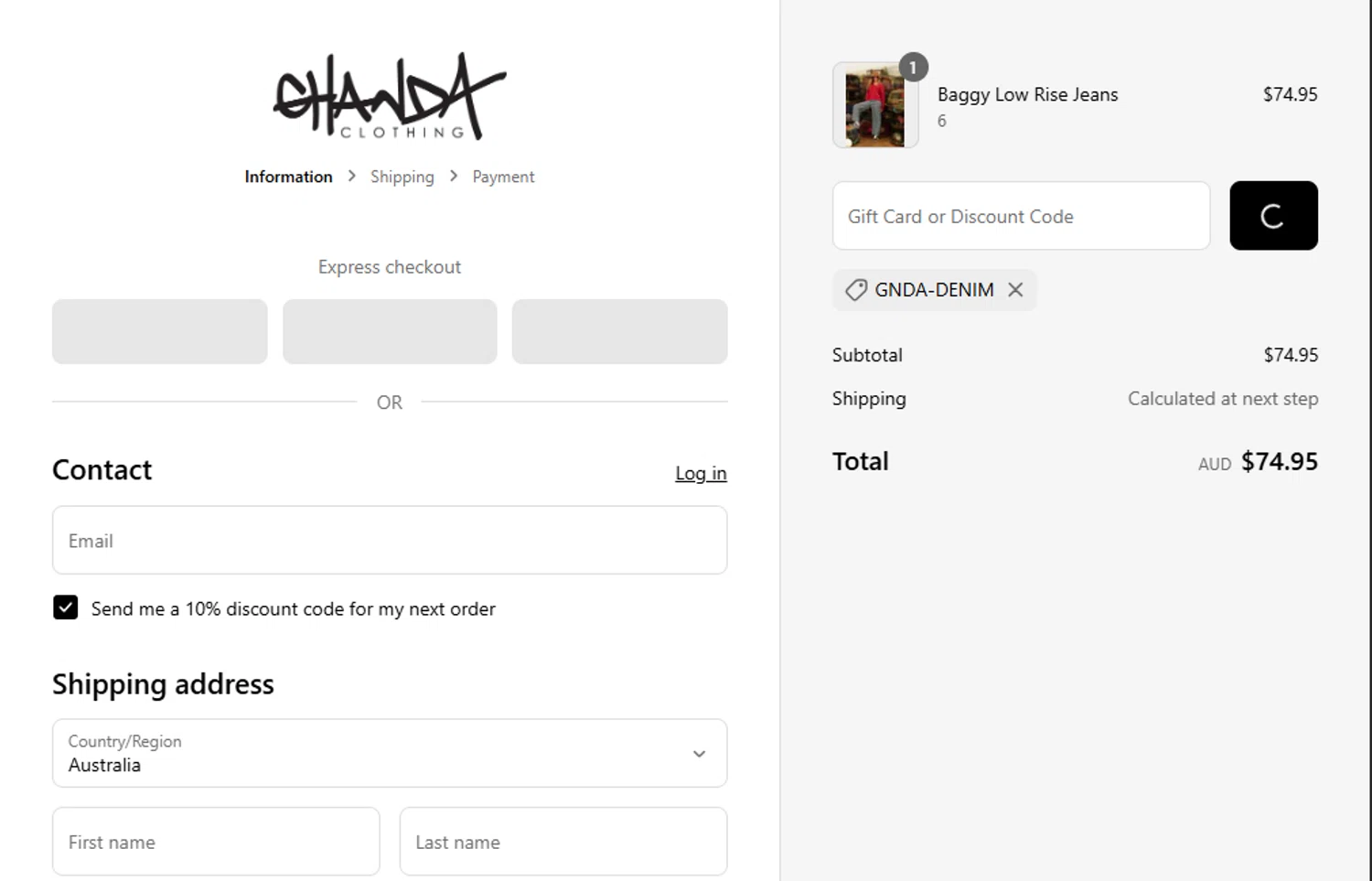 Ghanda Clothing Promo Codes (3 Verified) - 25% Off Jun 2025