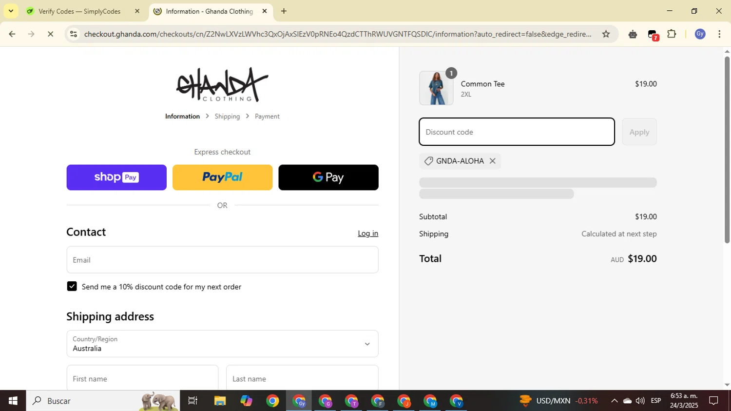 Ghanda Clothing Promo Codes (7 Verified) - 25% Off May 2025