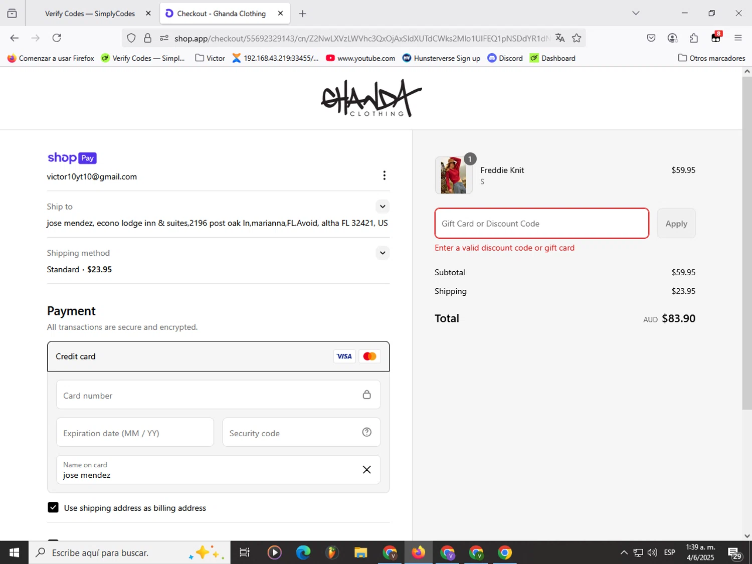 Ghanda Clothing Promo Codes (2 Verified) - 20% Off Jul 2025