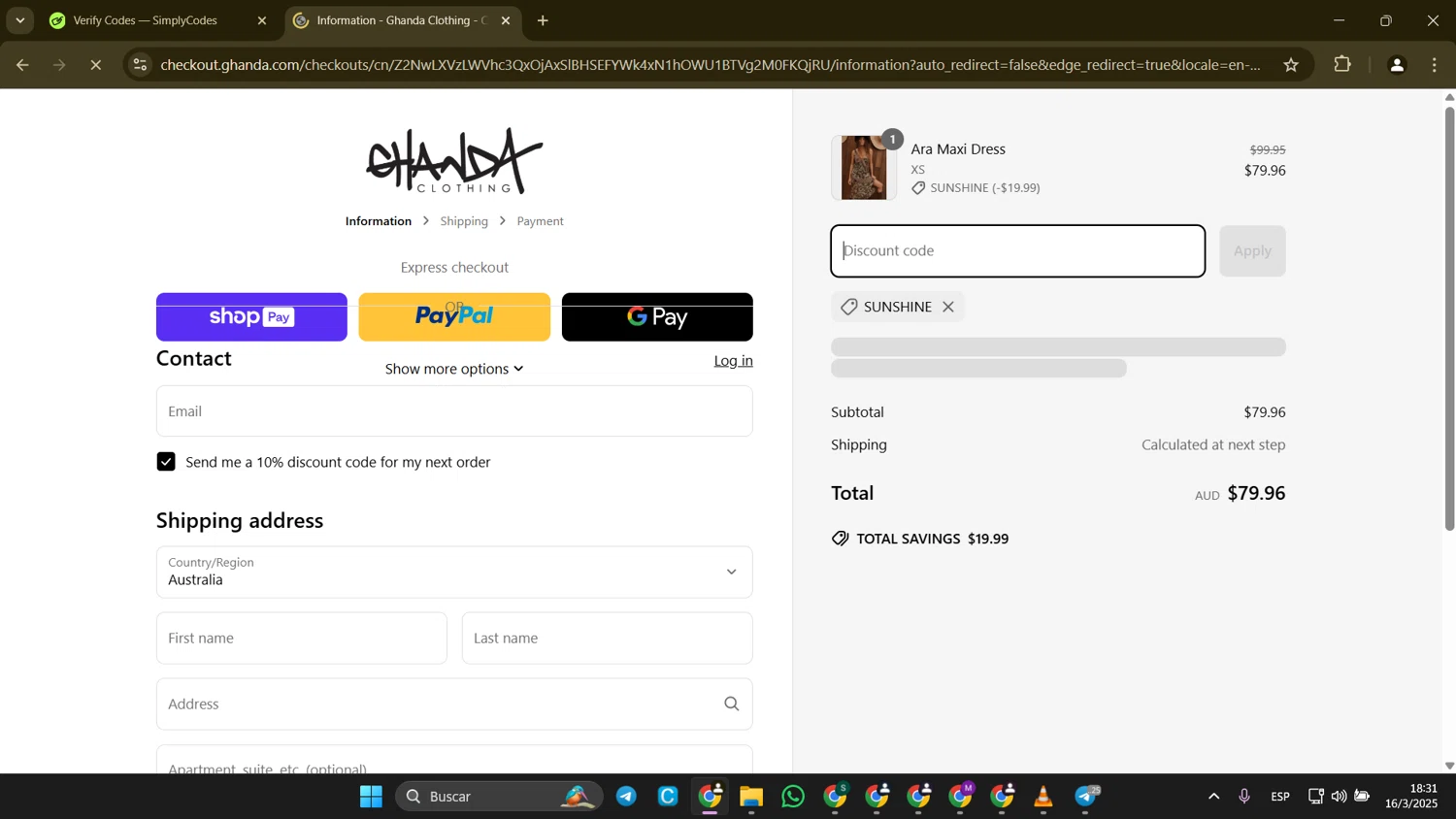 Ghanda Clothing Promo Codes (7 Verified) - 25% Off Apr 2025