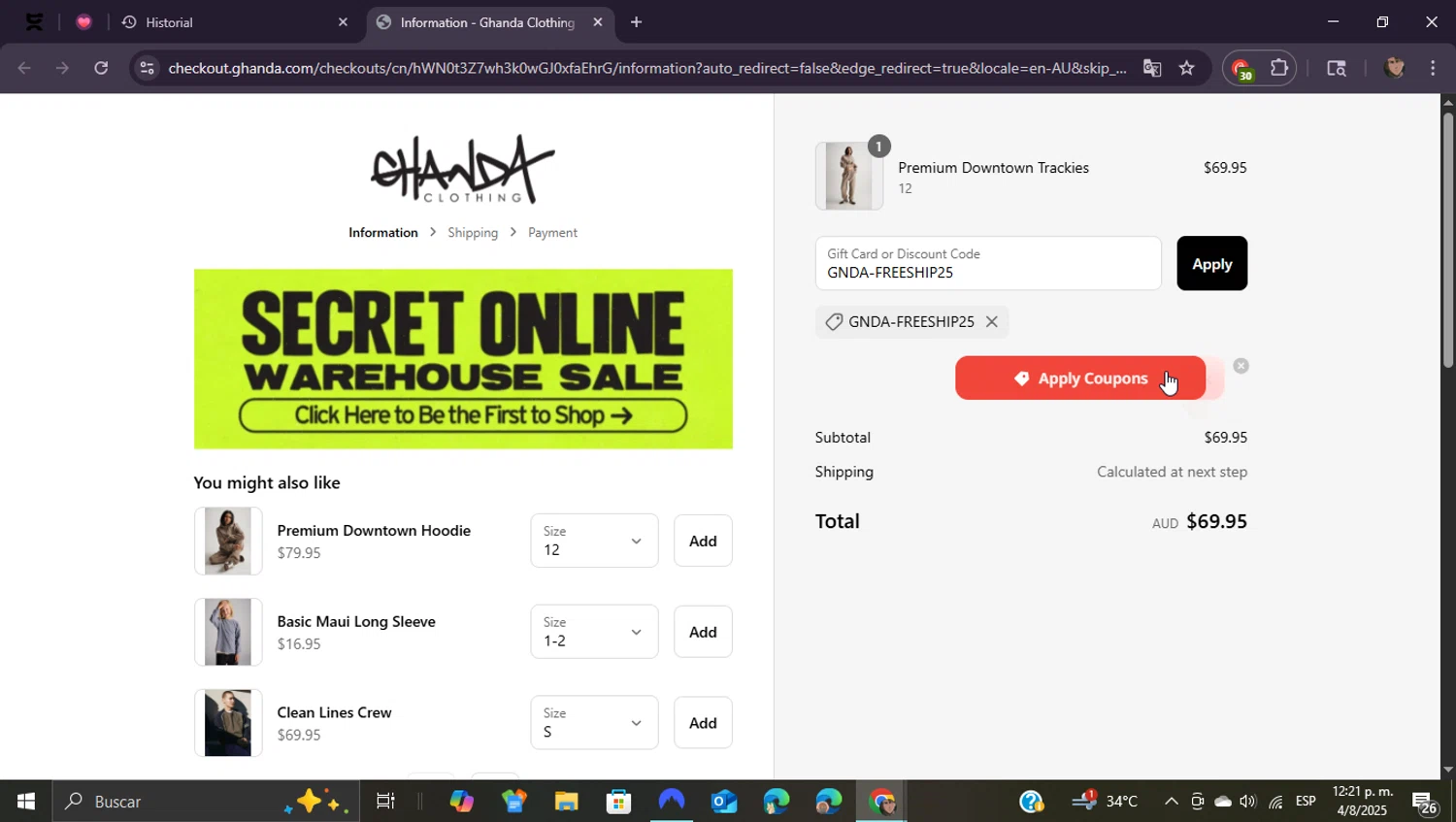 Ghanda Clothing Promo Codes (6 Verified) - 20% Off Sep 2025