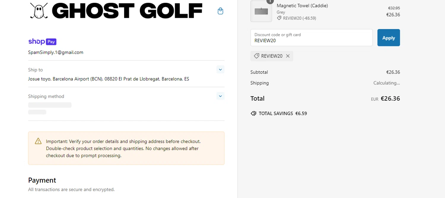 Ghost Golf Discount Codes - $15 Off | September 2024