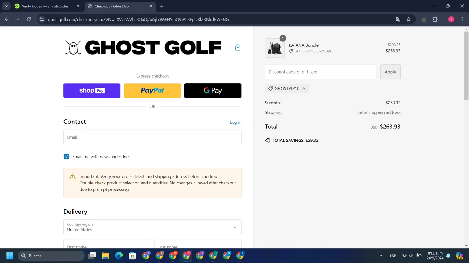 Ghost Golf Discount Codes - $15 Off | September 2024