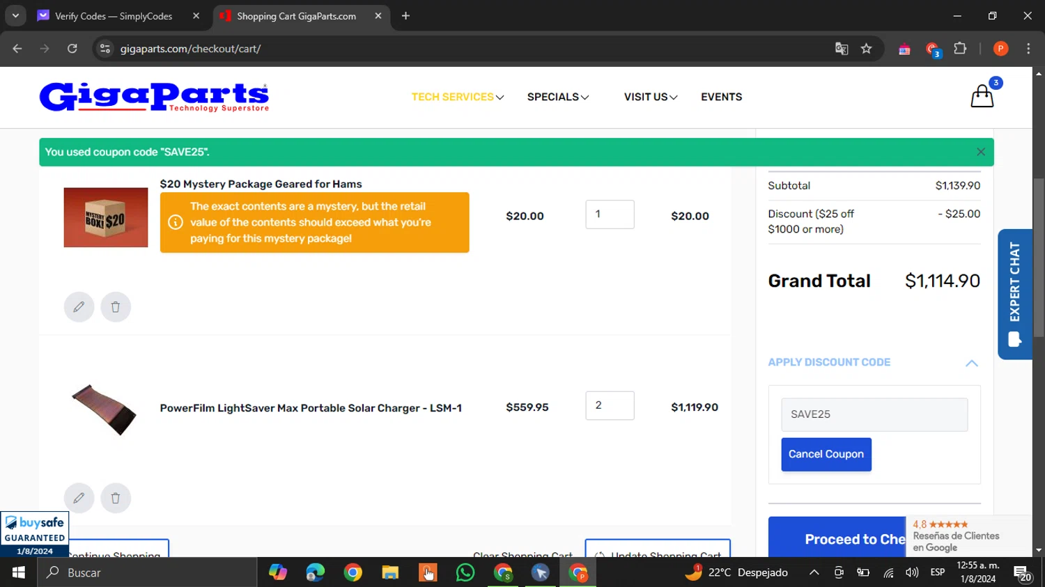 GigaParts Discount Codes - 30% Off | September 2024